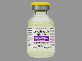 LEVOFLOXACIN FOR INJECTION INJECT. 25MG/ML 1X20ML | Real Value Rx