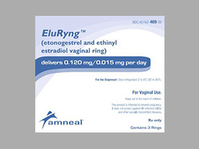 EluRyng TM Etonogestre and Ethinyl Estradiol 0.120mg/0.01 5mg 24HR Ring ...