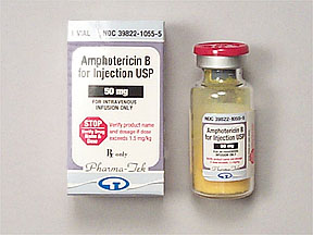 AMPHOTERICIN B FOR INJECTION, USP INJECT. 50MG/VIAL 1 VIAL | Real Value Rx