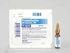 PROMETHAZINE HCL FOR INJECTION - AMPULS INJECT. 25MG/ML AMPUL 25X1ML ...