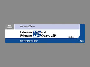 LIDOCAINE/PRILOCAINE CREAM 2.5/2.5% 30GM | Real Value Rx