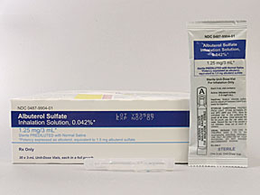 ALBUTEROL SULFATE INH SOL USP 0.04% SOL 30X3ML | Real Value Rx