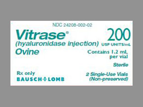 VITRASE 200U/ML INJ SOL 1.2ML X 2 | Real Value Rx