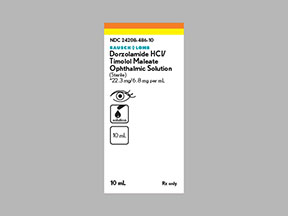 DORZOLAMIDE/ TIMOLOL OPHTHALMIC SOLUTION SOL 20/5MG/ML 10ML | Real Value Rx
