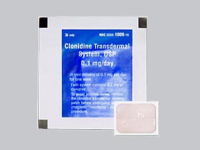CLONIDINE TRANSDERMAL SYSTEM 0.1MG/DAY PATCH 0.1MG/DAY 4 PACK | Real ...