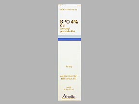 BENZOYL PEROXIDE GEL (BPO 4% GEL) GEL 0.04 42.5G | Real Value Rx