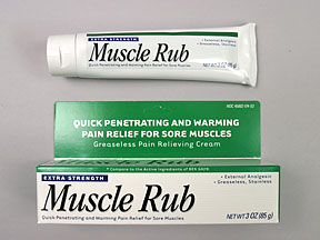 MUSCLE RUB CREAM 0 3 OZ | Real Value Rx