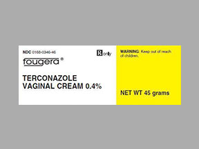 TERCONAZOLE VAGINAL CREAM 0.004 45GM | Real Value Rx