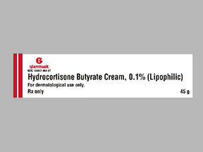 HYDROCORTISONE BUTYRATE CREAM CRM 0.001 45GM | Real Value Rx
