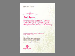 LEVONORGESTREL/ETHINYL ESTRADIOL/ETHINYL ESTRADIOL (ASHLYNA) TB 0.15/0. ...