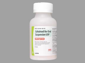 CEFADROXIL ORAL SUSPENSION SUSP 500MG/5ML 75ML | Real Value Rx