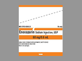ENOXAPARIN SODIUM PF FOR INJECTION INJECT. 60MG/0.6ML 10X0.6ML | Real ...