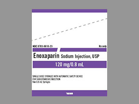 ENOXAPARIN SODIUM PF FOR INJECTION INJECT. 120MG/0.8ML 10X0.8ML | Real ...