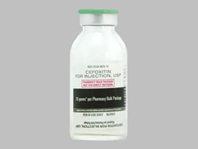 CEFOXITIN FOR INJECTION INJECT. 10GM/VL 10X100ML | Real Value Rx